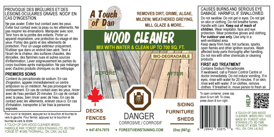 ECO-FRIENDLY WOOD CLEANER POWDER | A TOUCH OF DAN